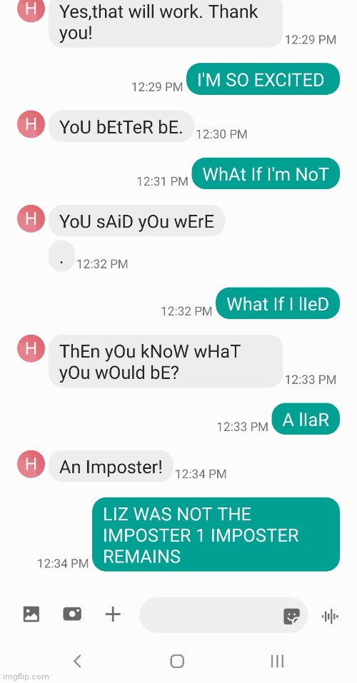 Random conversation with my friend ham - Imgflip