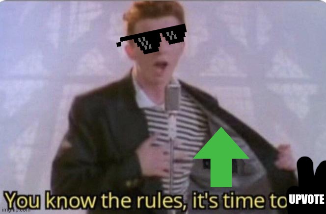 You know the rules, and so do I!!! - Imgflip