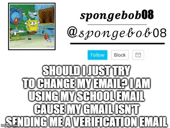 Image tagged in spongebob announcement template - Imgflip
