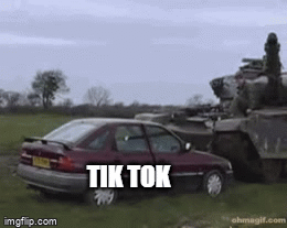 Our all-new anti tik tok tank!!! - Imgflip