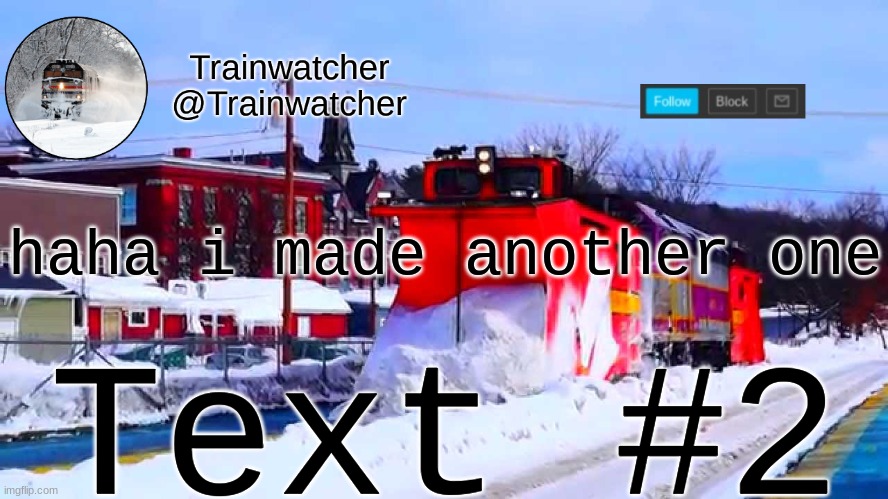 Trainwatcher Winter Temp - Imgflip