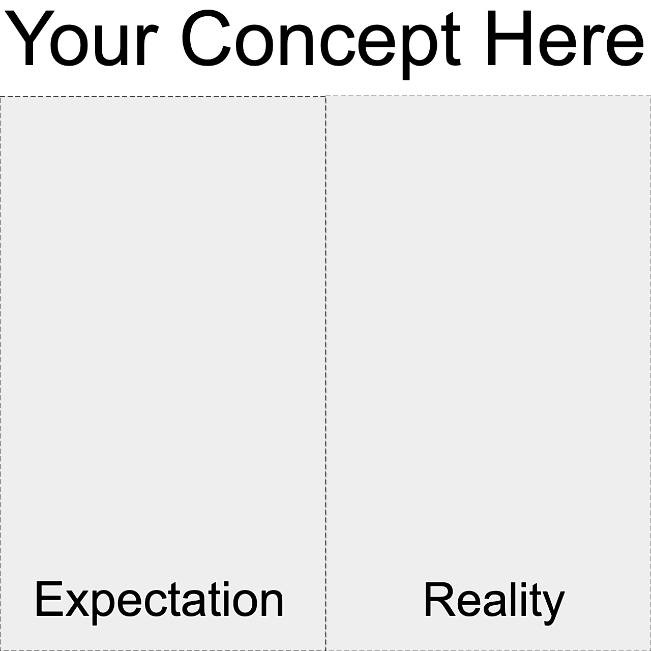 Expectation Vs Reality Meme Template