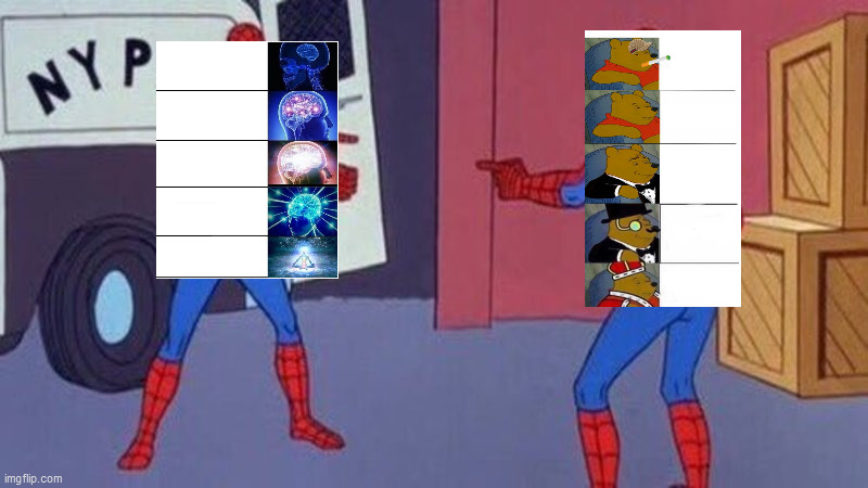 Spiderman Pointing At Spiderman Imgflip