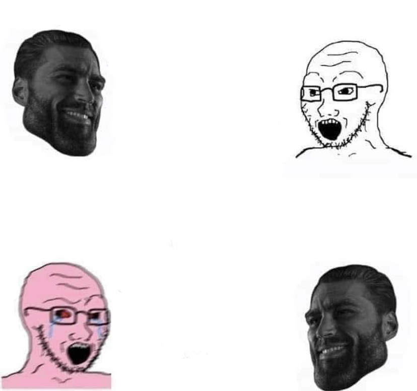 Chad And Wojak Argue Memes Imgflip