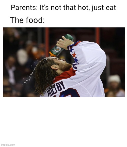 the food is not that hot - Imgflip