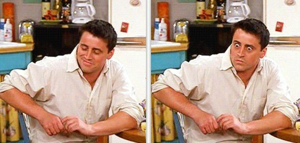 Surprised Joey Horizontal Blank Template Imgflip