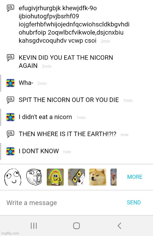 Fyi my names not kevin - Imgflip