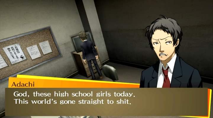 Persona 4 Adachi Blank Template - Imgflip