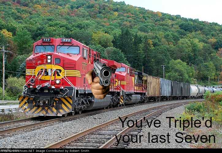 You've Tripled your last Seven - Imgflip