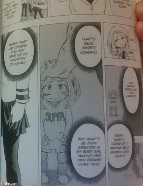 Ochaco being the wholesome bean she is - Imgflip