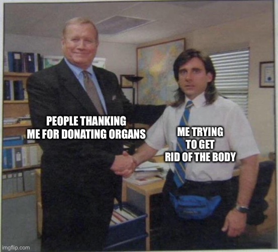 the office handshake - Imgflip