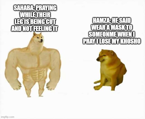 Strong dog vs weak dog - Imgflip