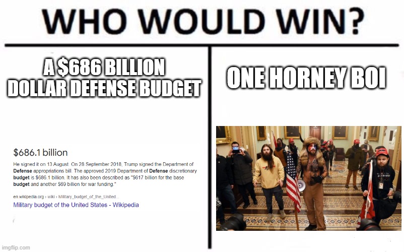 Who Would Win? Meme - Imgflip