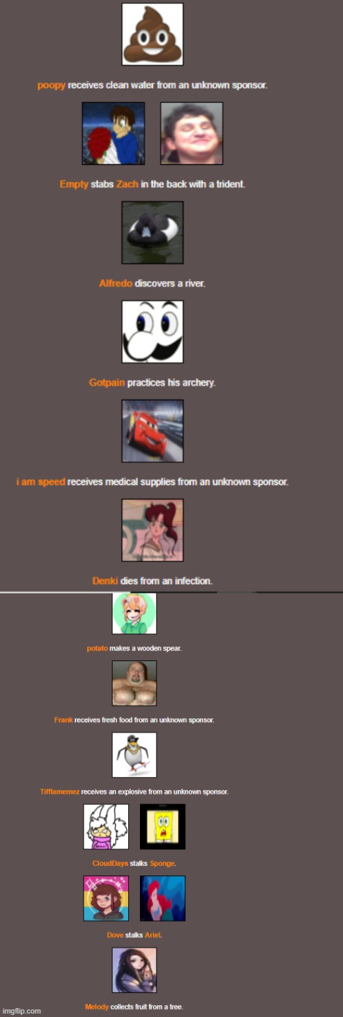 im one siding the entire hunger games in my favor, Im givin myself ...