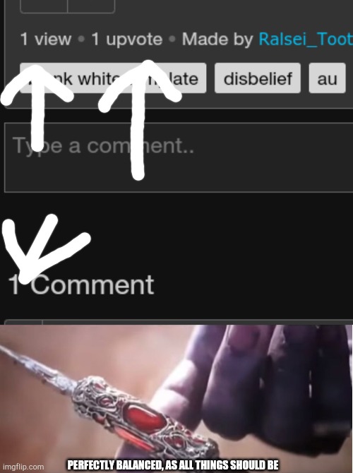Perfectly balanced - Imgflip