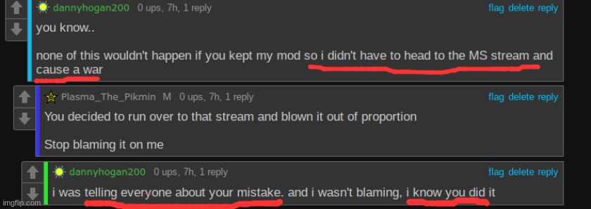 Just look at the underlined words. - Imgflip