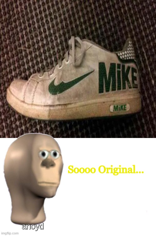 China tries to copy Nike and the result is Mike, Guess they're speaking ...