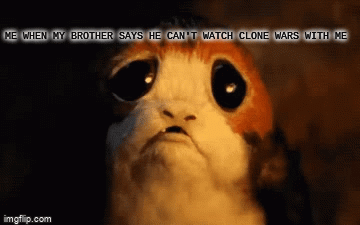 sad porg - Imgflip