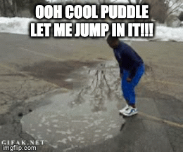 Puddle Jumping... - Imgflip