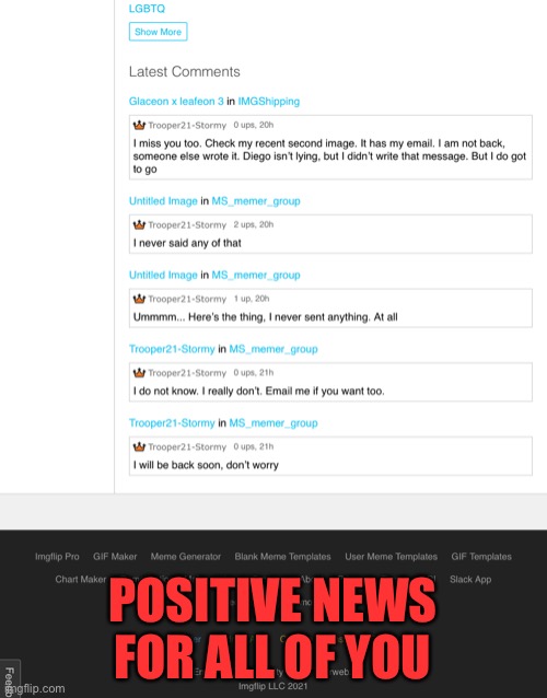 She MIGHT be coming back - Imgflip