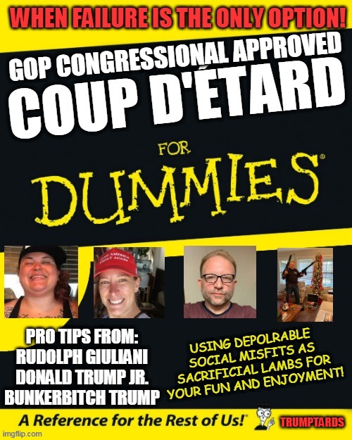 gop congressional approved coup detard for dummies aka. trumptards ...