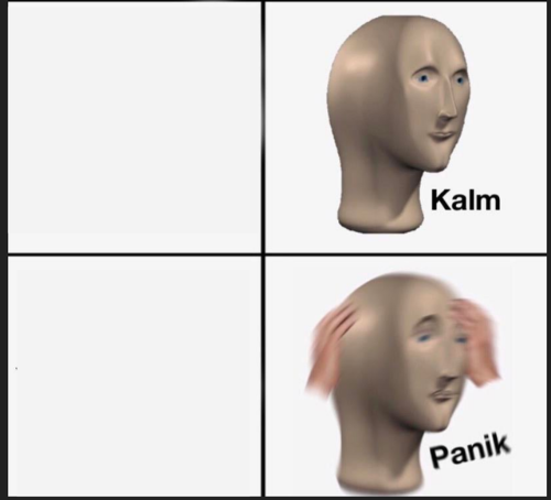Calm Panic Blank Template Imgflip