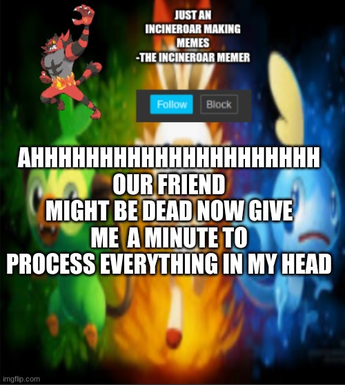 incineroars new announcement - Imgflip