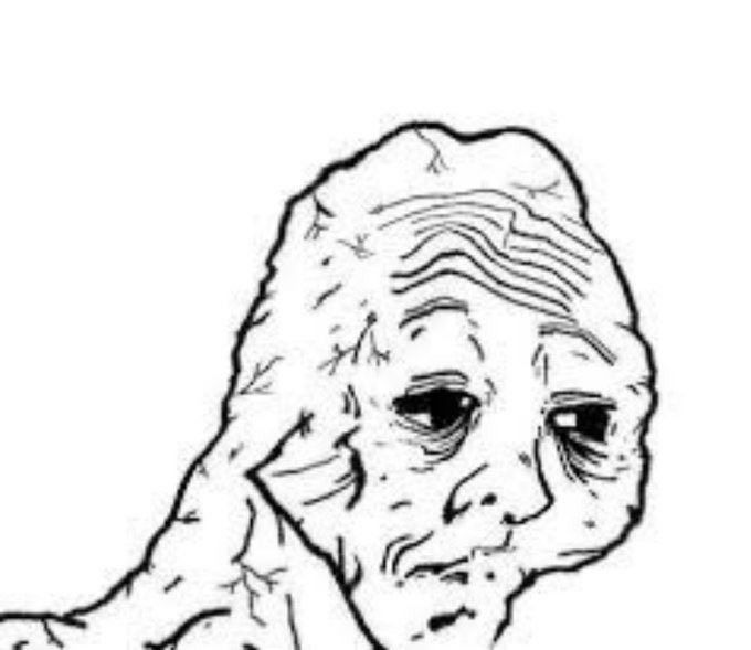 Tired Wojak Blank Template Imgflip