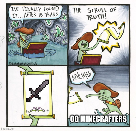 When netherite came out - Imgflip