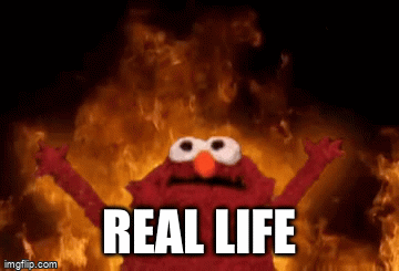 Elmo in real life - Imgflip