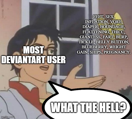 DeviantArt in those new days. - Imgflip