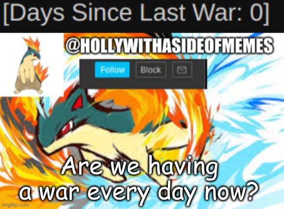 Image tagged in quilava template - Imgflip