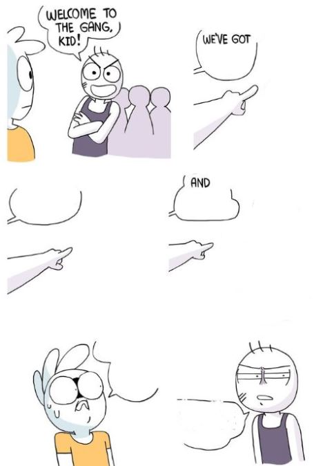 Welcome To The Gang Kid Blank Template Imgflip