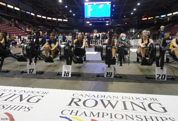 Officiating at Indoor Rowing Race - Imgflip