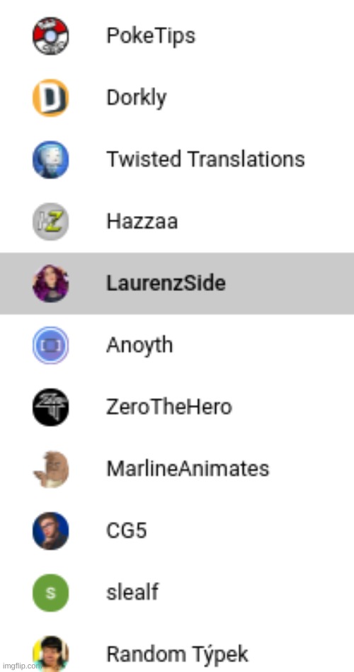 Who I subscribe to - Imgflip