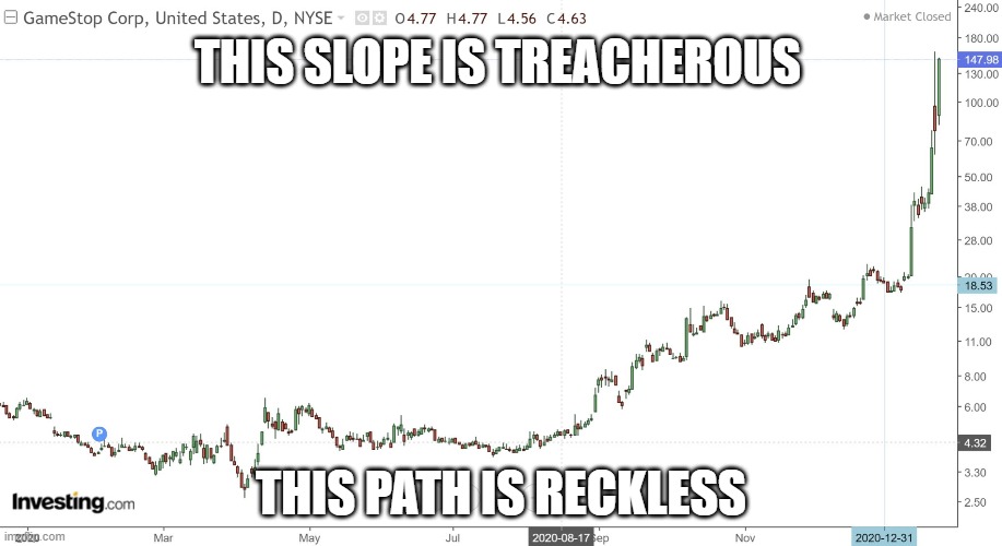 This slope is treacherous - Imgflip