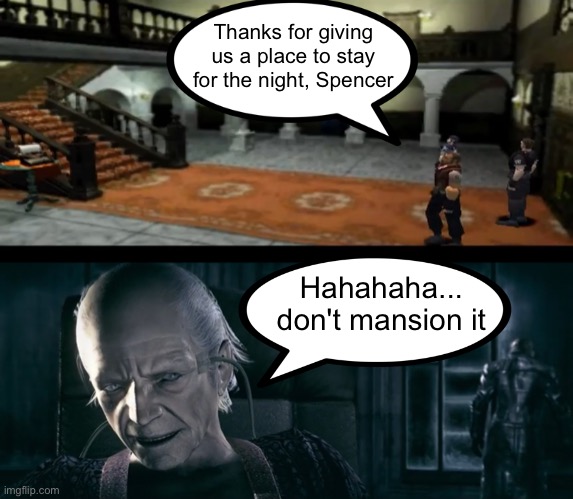 seems like a nice guy : residentevil