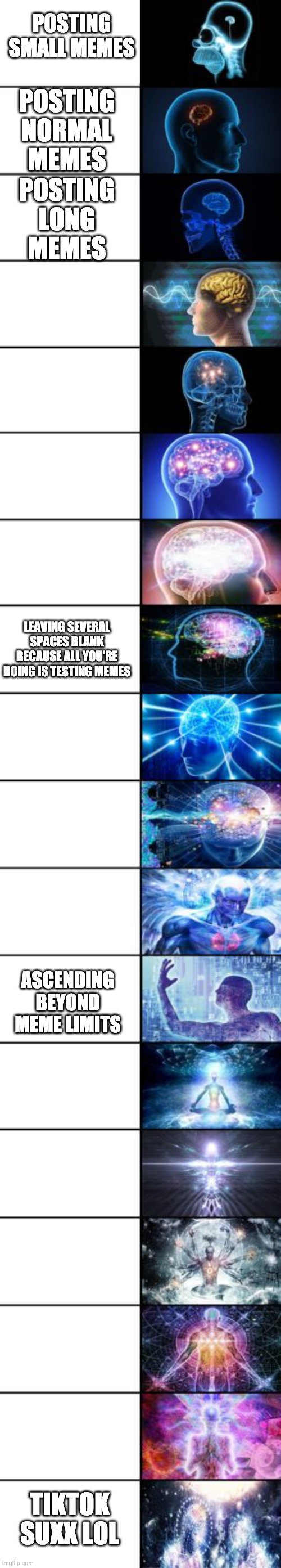 Expanding Brain longest version - Imgflip