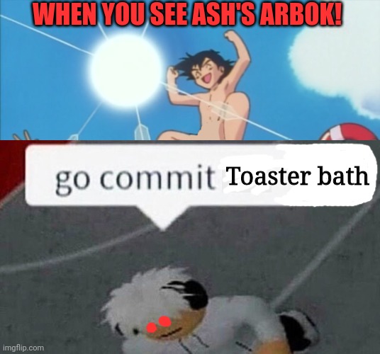 Ash is ready to party! - Imgflip