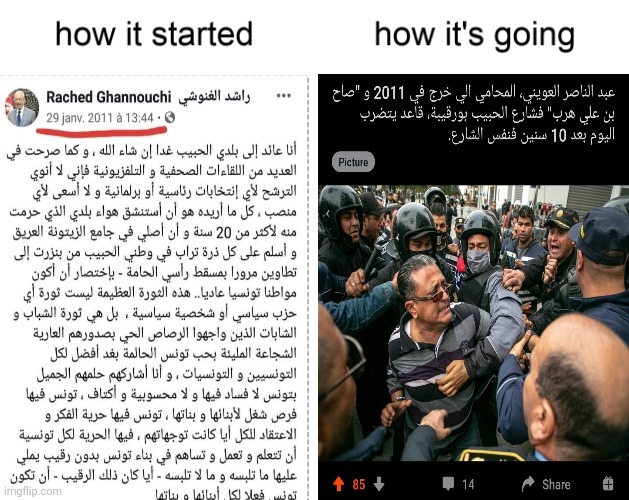 How it started vs how it's going - Imgflip