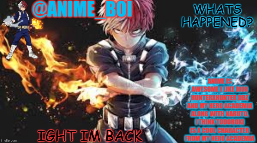 shoto todoroki cuz yea - Imgflip