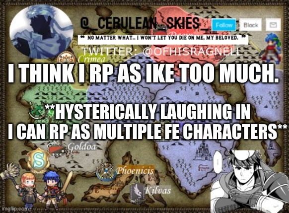 I used to do Male Robin, actually. Oh- and Marth too. - Imgflip