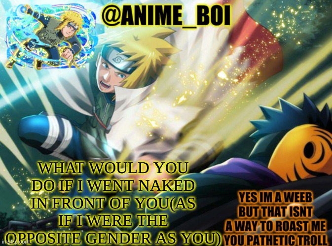 minato vs tobi temp - Imgflip