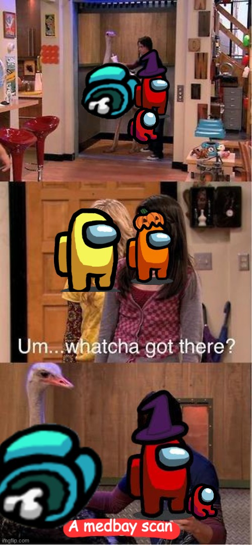 Um... whatcha got there? A medbay scan - Imgflip