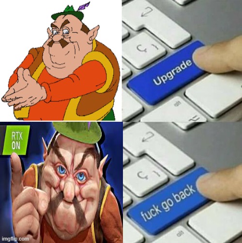 upgrade button - Imgflip