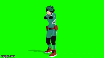 deku default dance - Imgflip