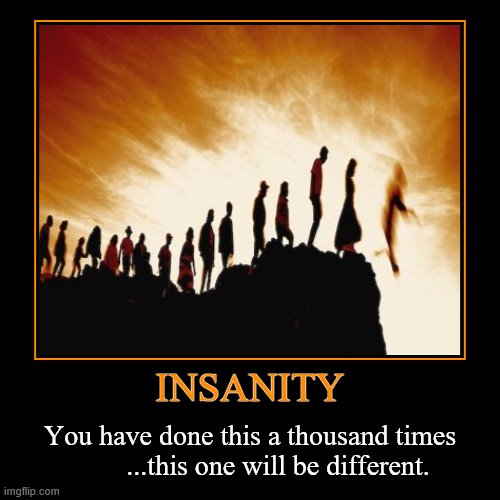 INSANITY - Imgflip