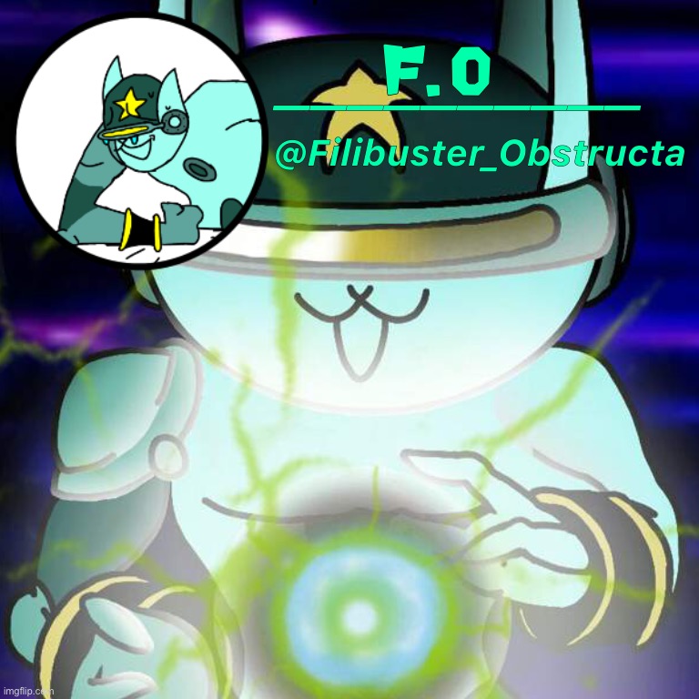 Filibuster Obstructa Announcement Template - Imgflip