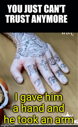 Took an Arm - Imgflip