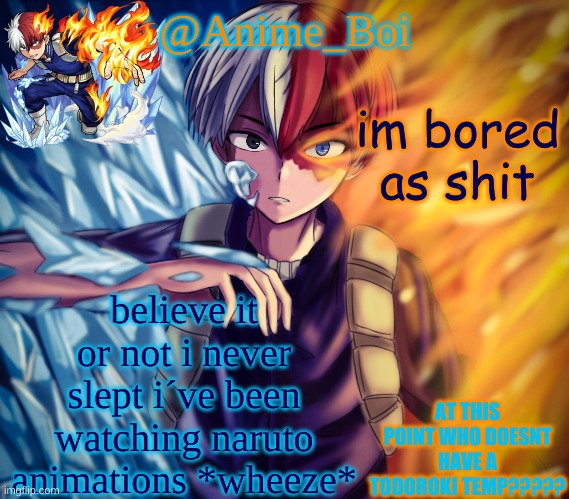 second todoroki temp - Imgflip
